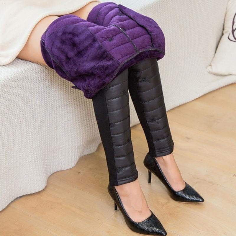 ThermoPants - High Waist Winter Down Pants